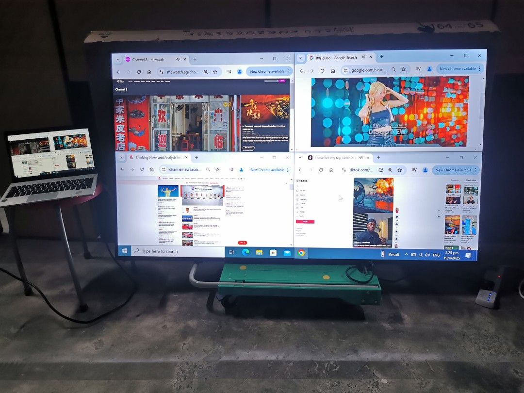 LG 65-inch LED Monitor Ad Display Pannel Large Screen Industrial ...