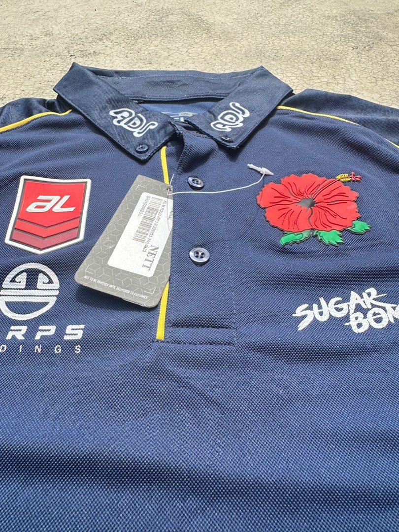 Malaysia Bunga Raya Polo Rugby, Men's Fashion, Activewear on Carousell