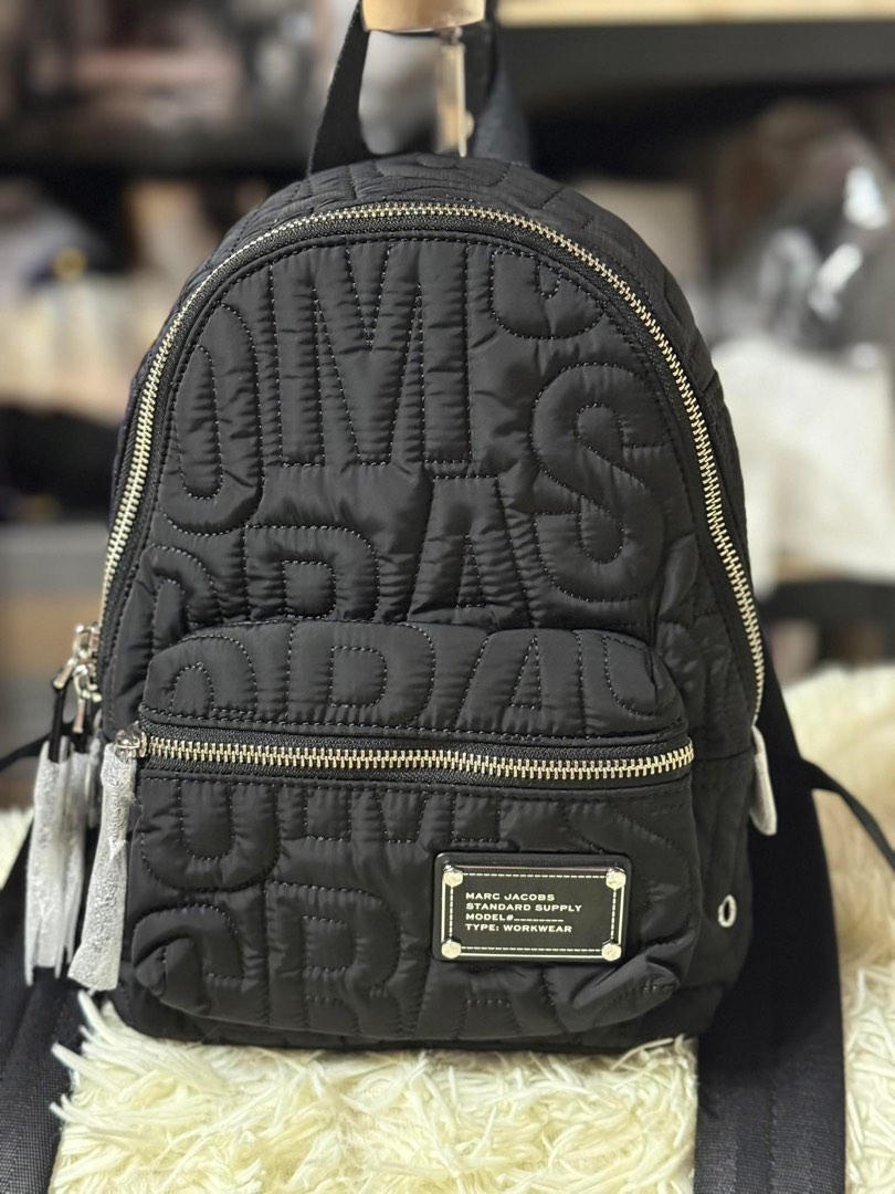 Marc Jacobs Small Jumbled Nylon Backpack, Women's Fashion, Bags ...