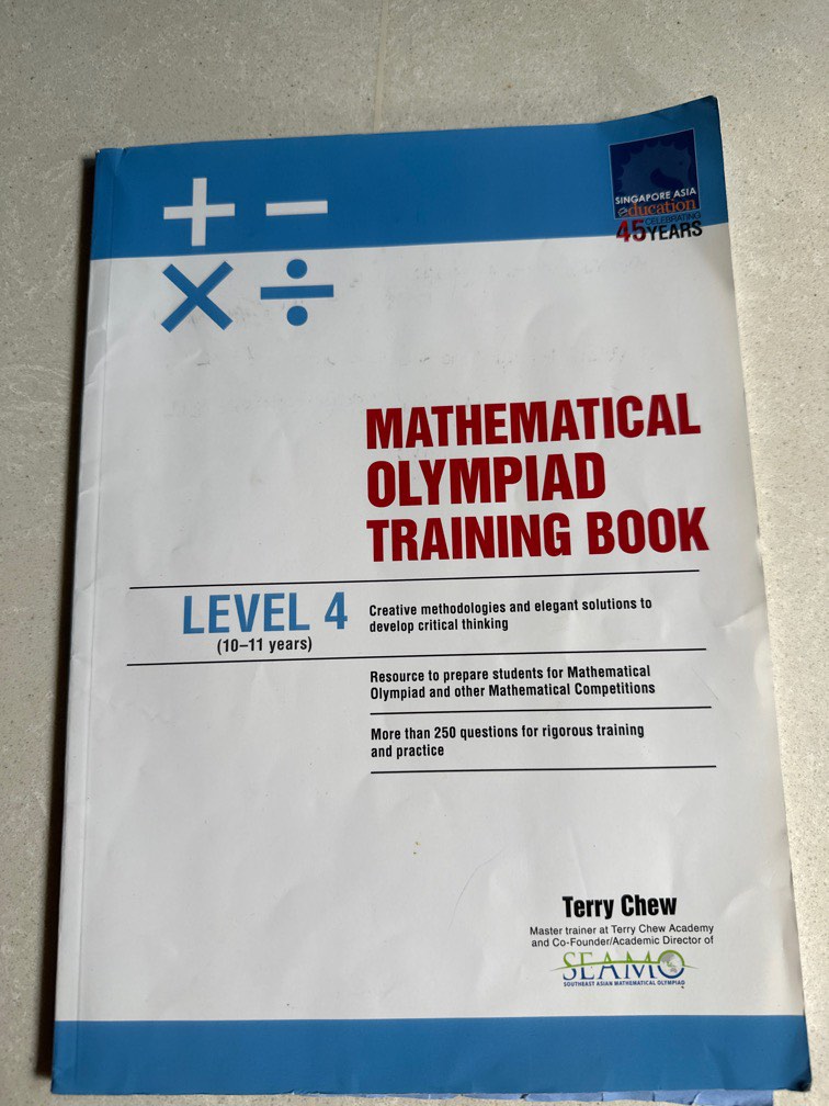Math Olympiad book P4, Hobbies & Toys, Books & Magazines, Assessment ...
