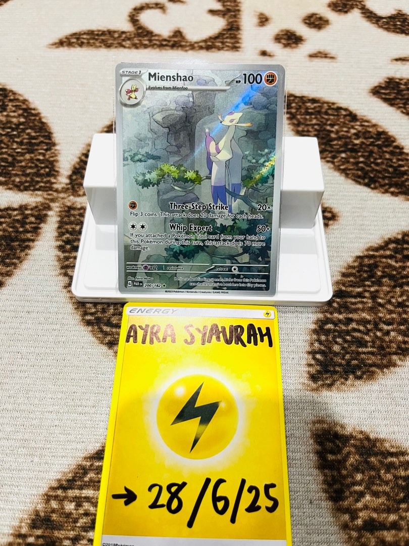 Mienshao Illustration Rare (IR) - 200/182 - Pokemon TCG Paradox Rift EN ...