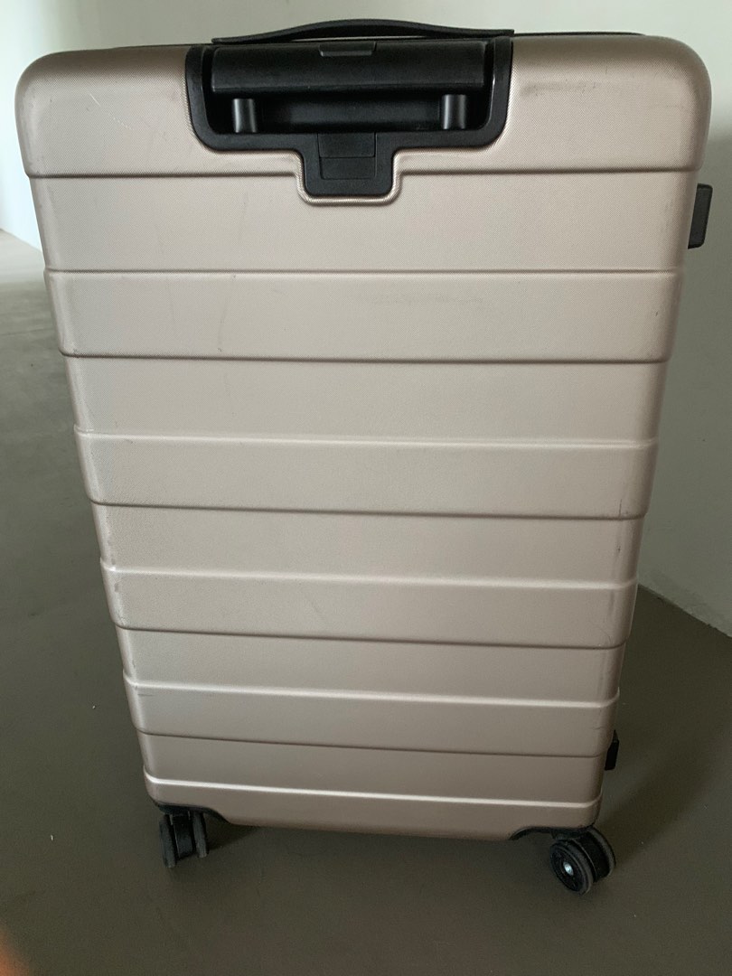 Muji Champagne Gold Check-in Luggage with TSA Lock, Hobbies & Toys ...