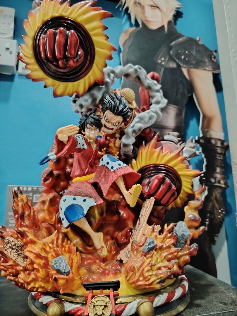 One Piece Luffy Wano Country Figure 50cm GK Statue, Hobbies & Toys ...
