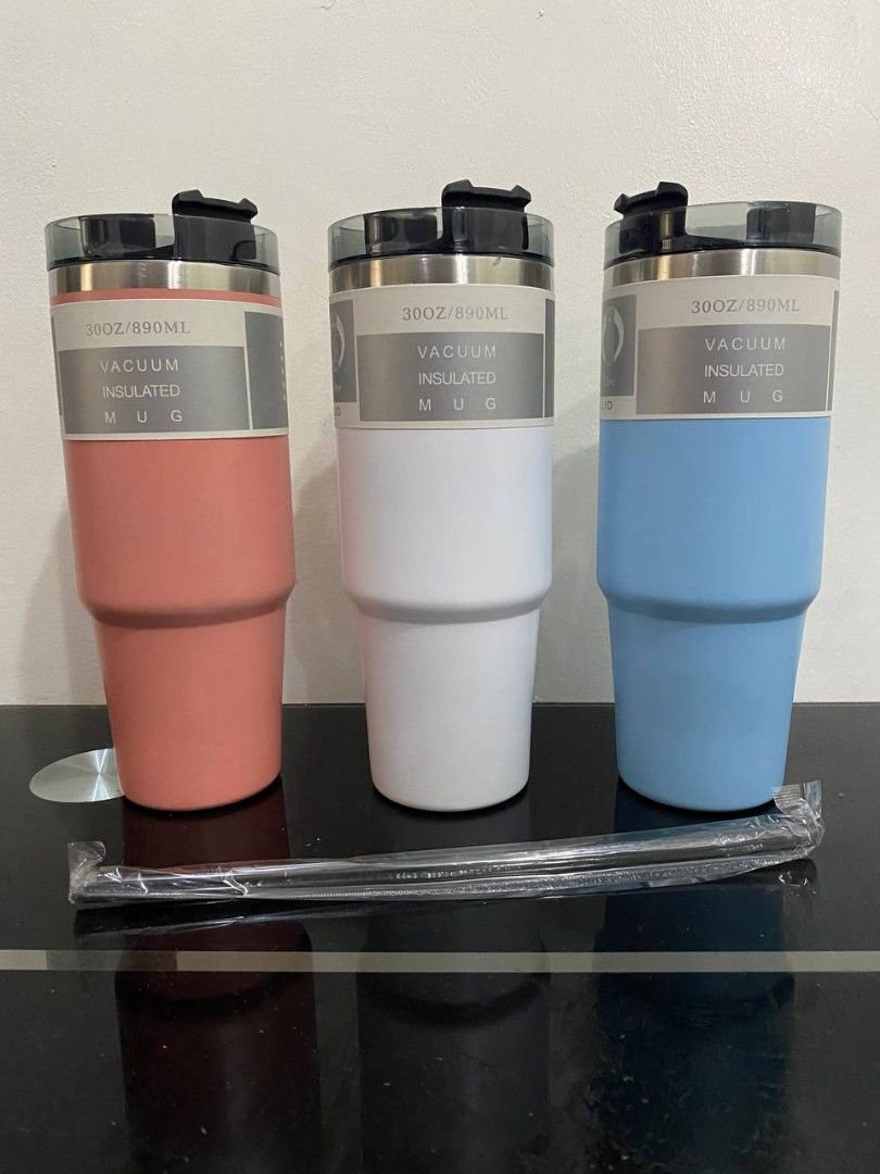 ONHAND! 890ml Tumbler Vacuum Insulated Tumbler with straw & box ...