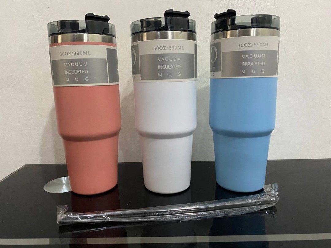 ONHAND! 890ml Tumbler Vacuum Insulated Tumbler with straw & box ...