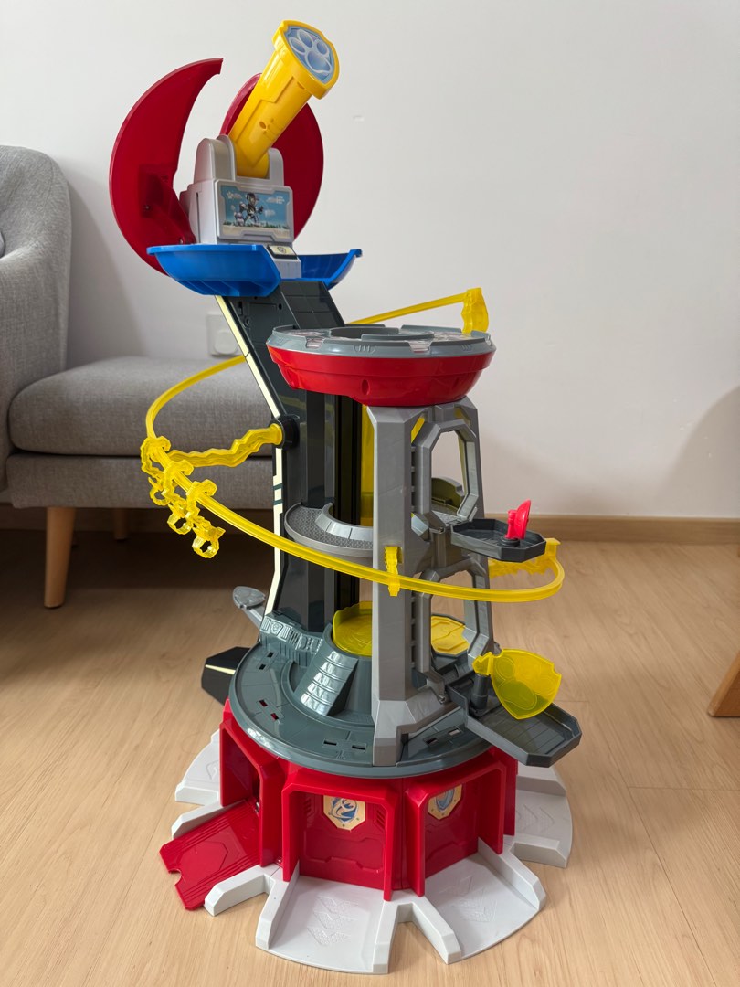 Paw Patrol Mighty Pups Lookout Tower (Authentic), Hobbies & Toys, Toys ...