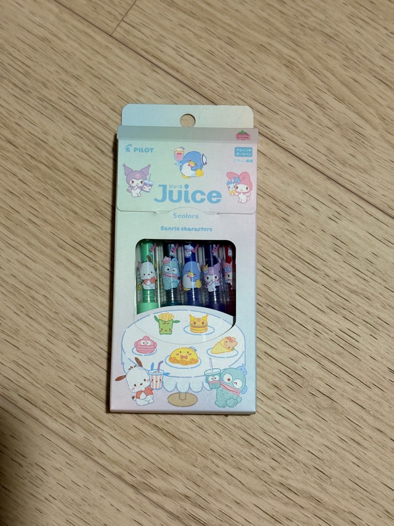 Pilot Juice 5-Color Sanrio Gel Pen Set, Hobbies & Toys, Stationery ...