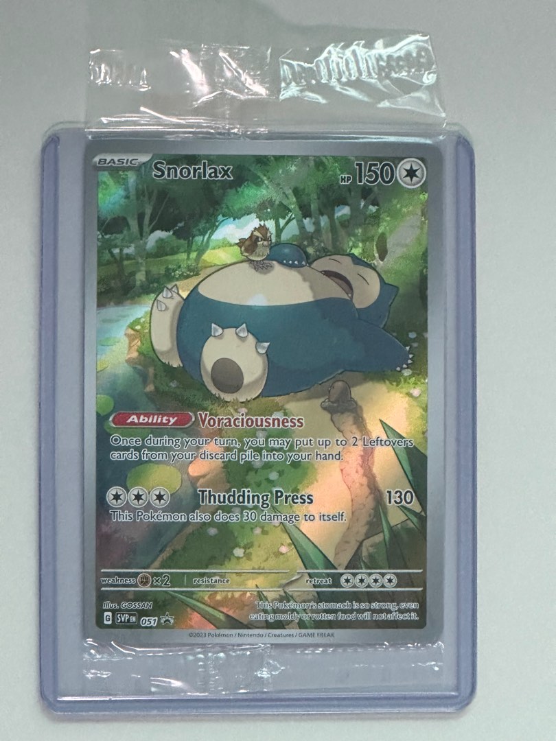 Pokemon 151 English Snorlax Promo 051 (Sealed), Hobbies & Toys, Toys ...