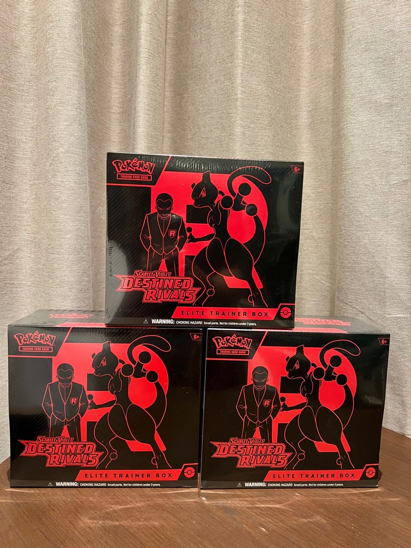 Pokemon Destined Rivals ETB Elite Trainer Box, Hobbies & Toys, Toys ...