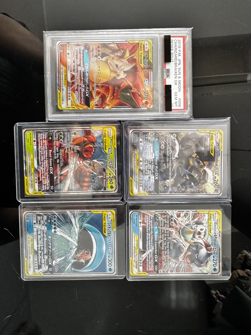 Pokemon TCG Tag Team Charizard, Hobbies & Toys, Toys & Games on Carousell