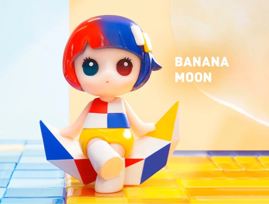 Popmart Hapico The Art World - Banana Moon The Artist, Hobbies & Toys ...