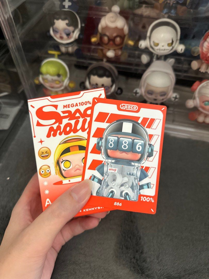 Popmart molly emoji 886, Hobbies & Toys, Toys & Games on Carousell