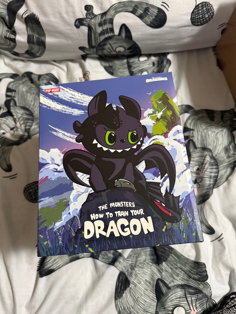 Popmart The Monsters Labubu How to Train Your Dragon HTTYD, Hobbies ...