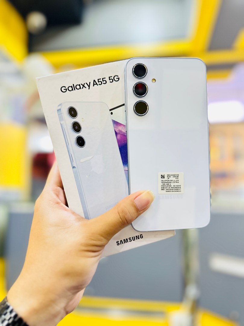 Samsung A55 5G 8/256 Sein, Telepon Seluler & Tablet, Ponsel Android ...