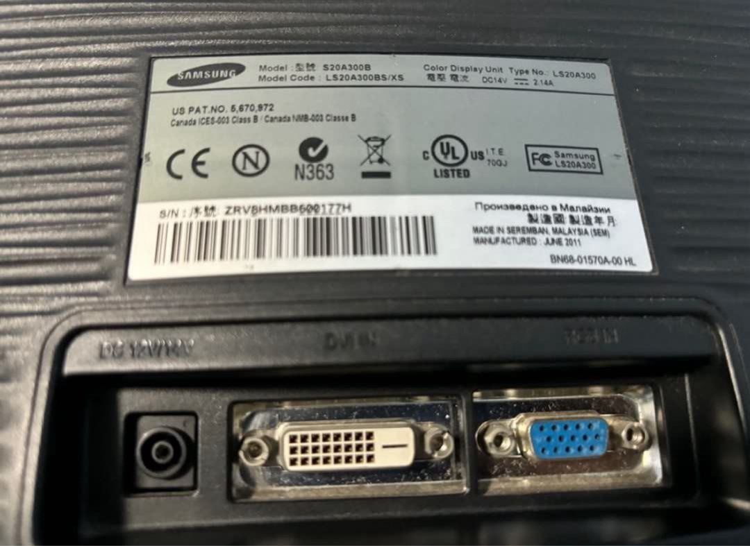 Samsung SyncMaster SA300 Monitor, Computers & Tech, Parts & Accessories ...