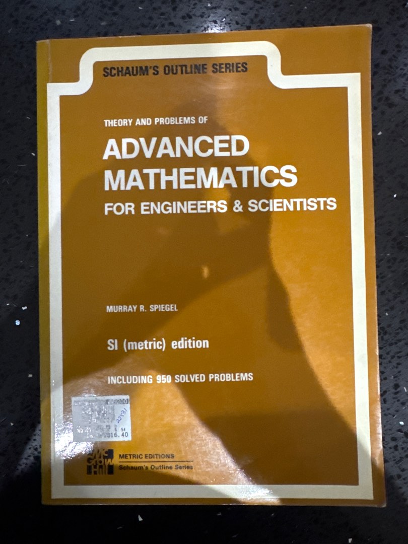 Schaum's Outline Series Advanced Mathematics Textbook, Hobbies & Toys ...