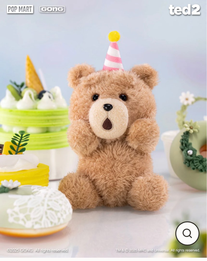 Sealed foil authentic popmart POP MART Ted2 Ted 2 Teddy Bear Action ...