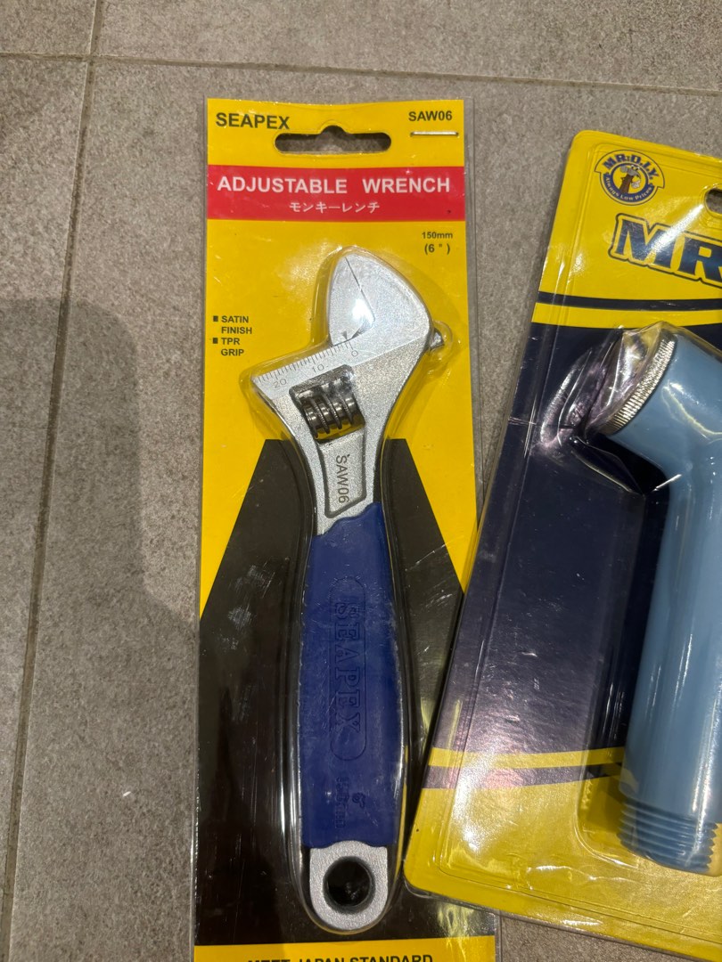 Seapex Adjustable Wrench SAW06 - 150mm (6"), Furniture & Home Living ...