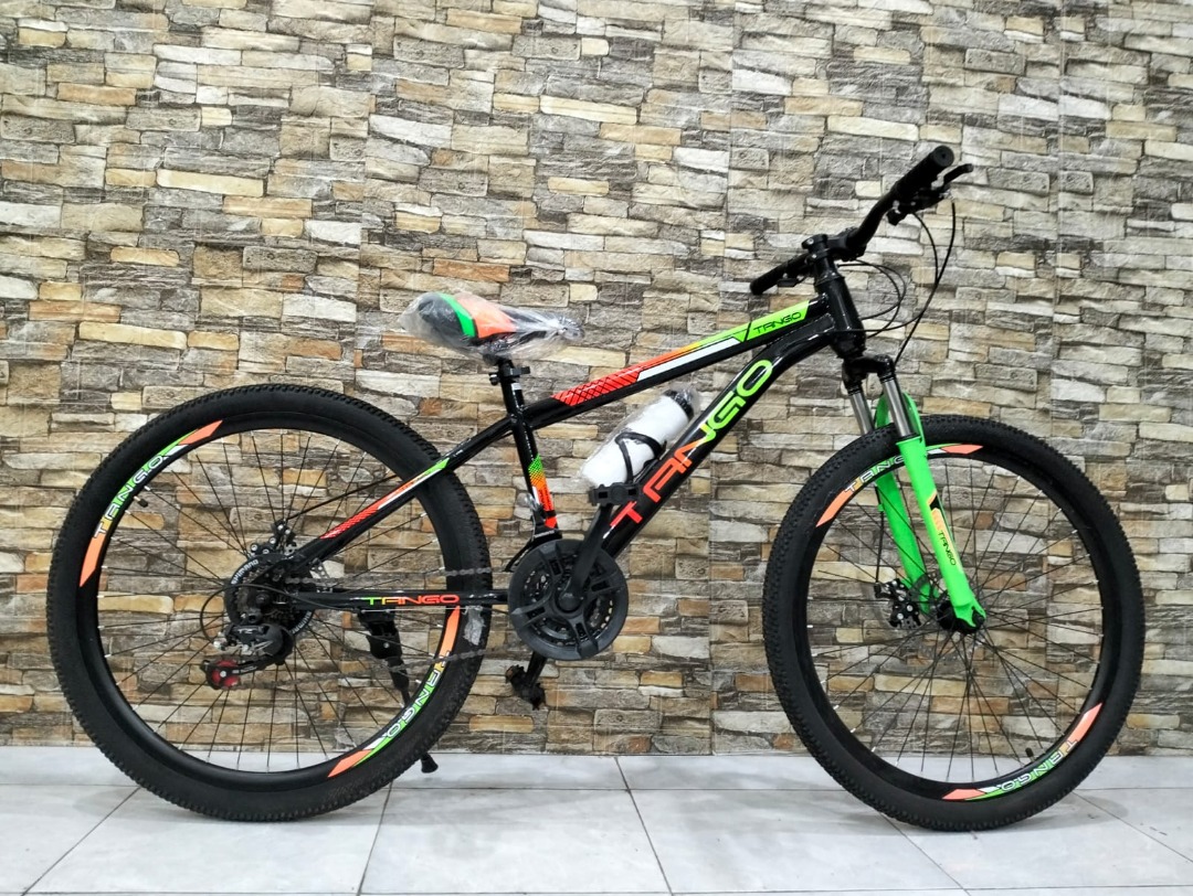 Sepeda MTB New / Baru Merk TANGGO 26 Inch - Hijau, Olah Raga, Sepeda di ...
