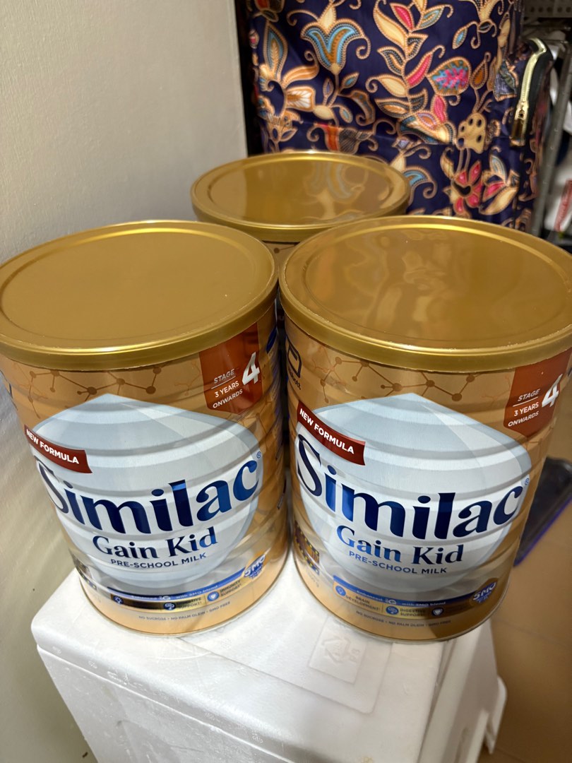 Similac Gain Kid Stage 4 Milk Formula, Babies & Kids, Nursing & Feeding ...