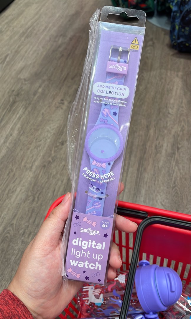 Smiggle Digital light Up watch, Women's Fashion, Watches & Accessories ...