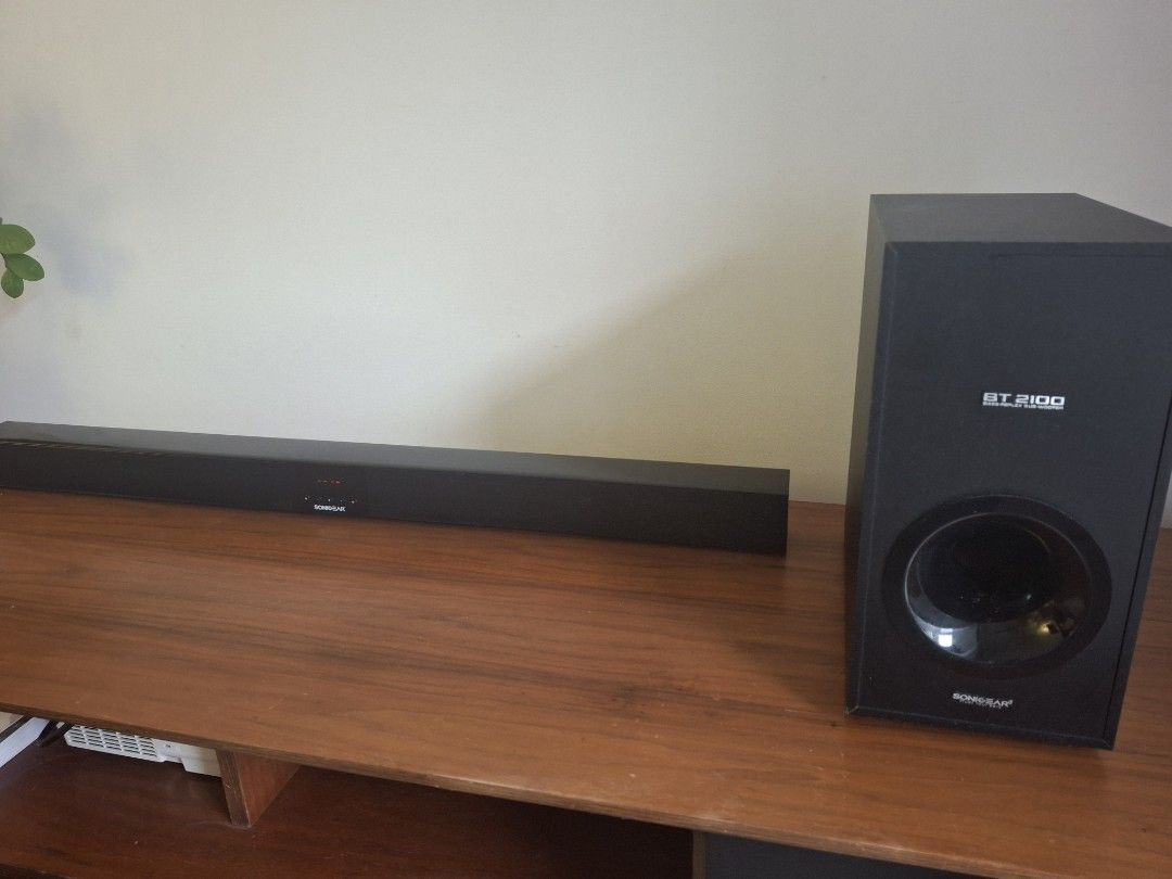 SonicGear BT 2100 Soundbar with Subwoofer, Audio, Soundbars, Speakers ...