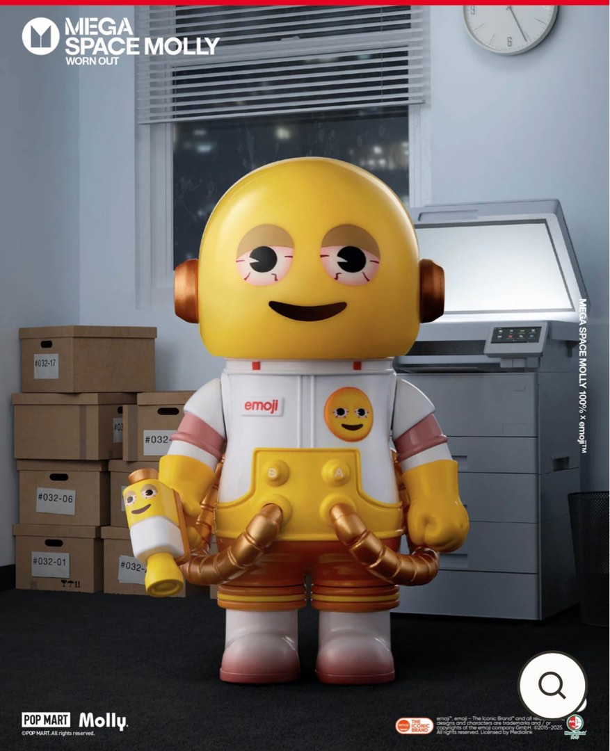 Space Molly emoji - Worn Out, Hobbies & Toys, Toys & Games on Carousell