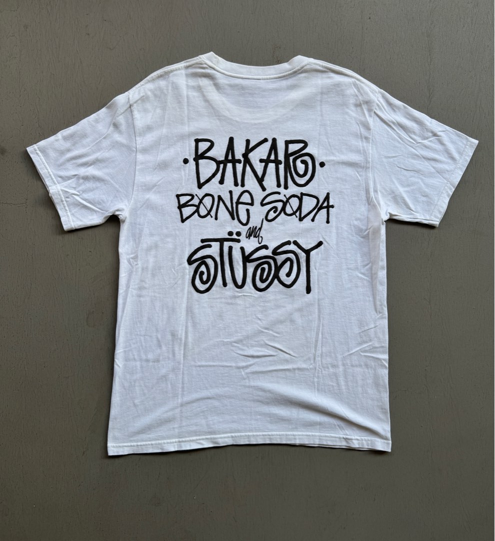 Stussy x Bakar & Bone Soda Tee, Men's Fashion, Tops & Sets, Tshirts ...