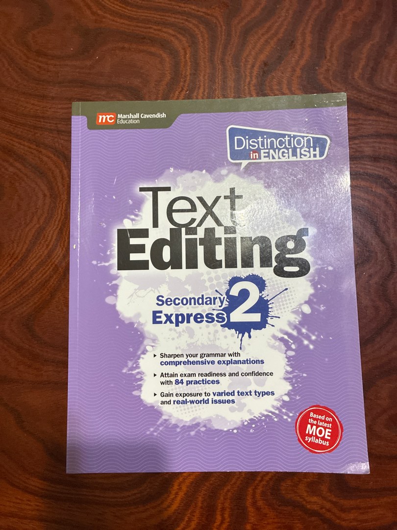 Text Editing 2 Secondary Express Textbook, Hobbies & Toys, Books ...