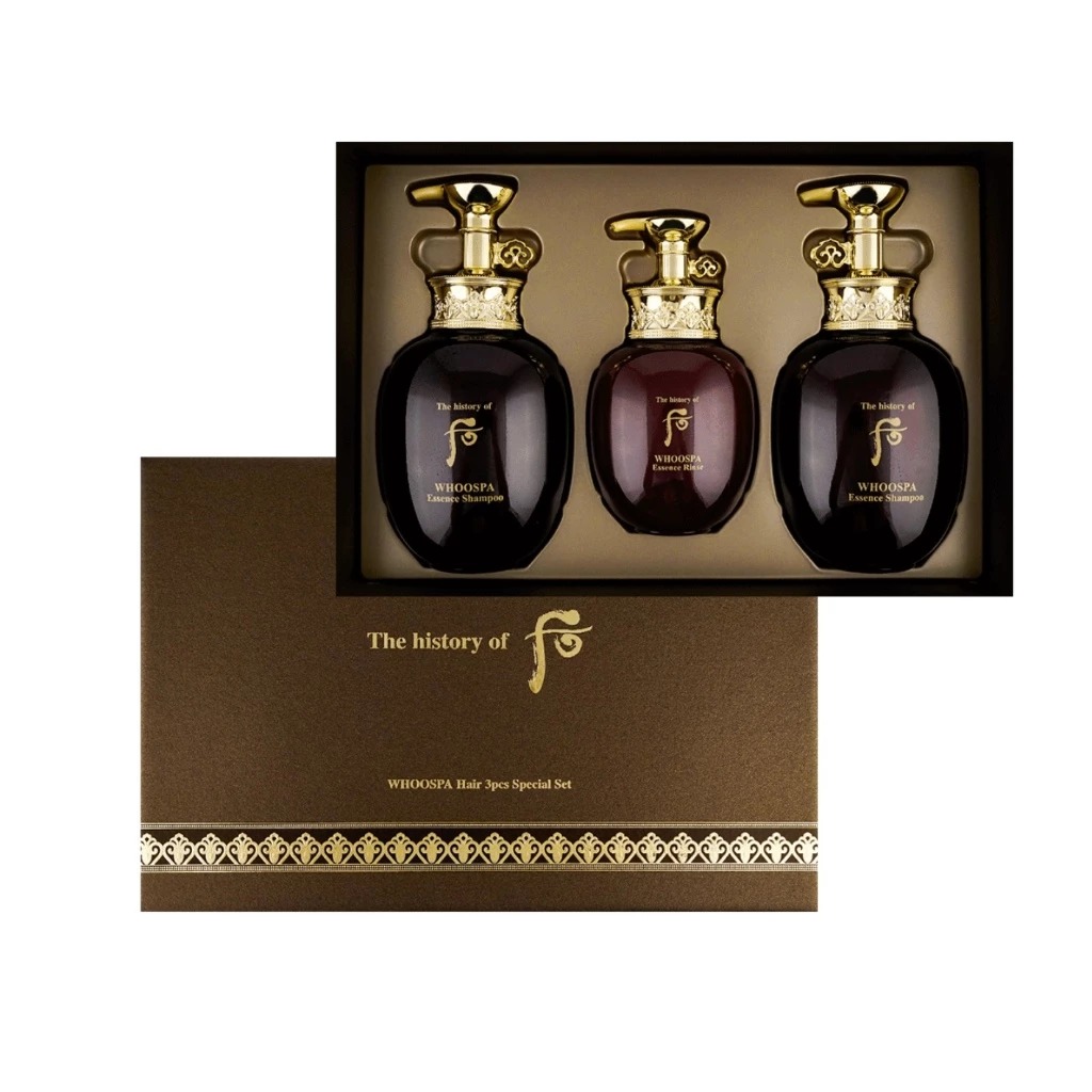 The History of Whoo WhooSpa Essence Shampoo 3-piece set (Shampoo ...