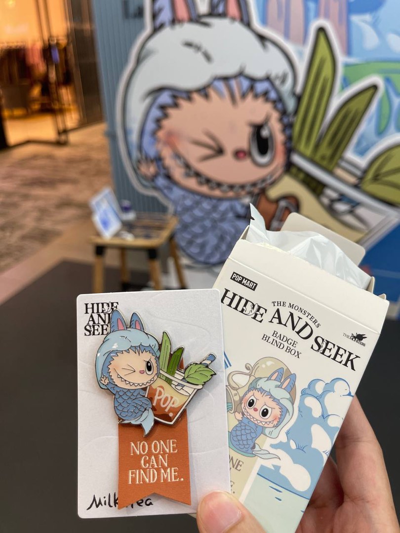 WTT The Monsters Hide & Seek Badge - Milk Tea, Hobbies & Toys, Toys ...