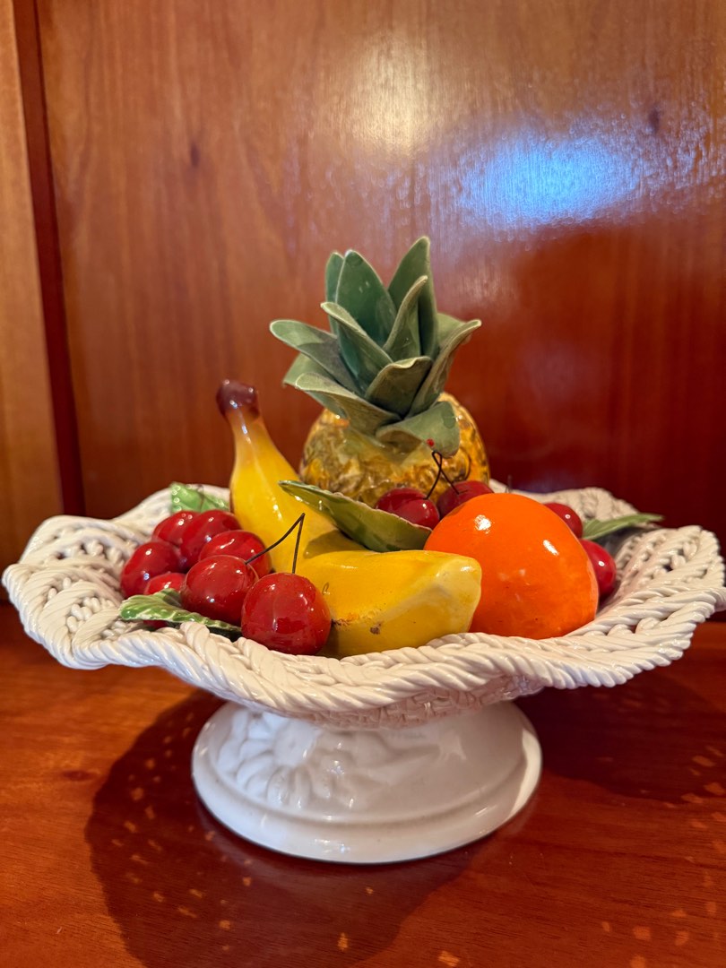 Vintage Ceramic Fruit Bowl, Furniture & Home Living, Home Decor ...