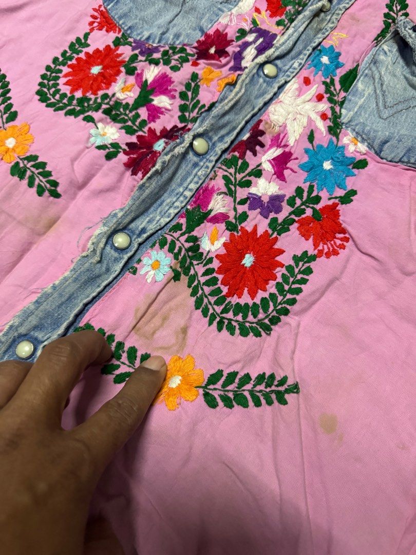 Vintage Rework By RE Wrangler Western Shirt, Men's Fashion, Tops & Sets ...