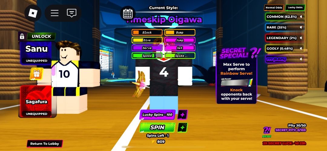 Basketball Zero + Volleyball Legends Season 4 Pro Account - Timeskip ...