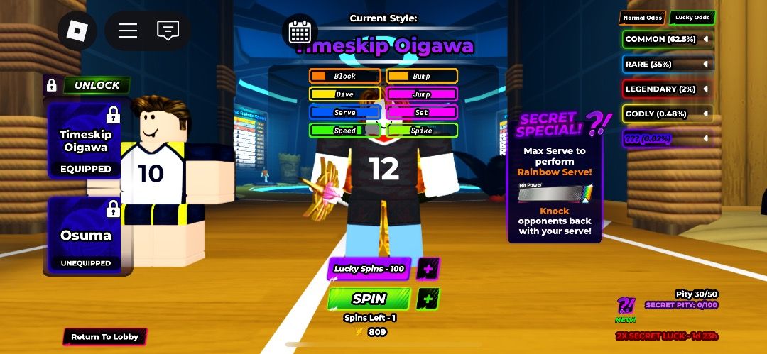 Basketball Zero + Volleyball Legends Season 4 Pro Account - Timeskip ...