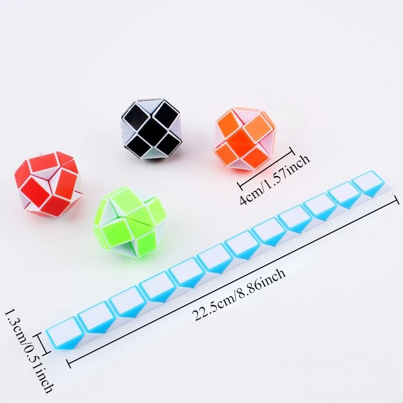 10pcs Variety folding magic cube magic snake ruler children's birthday ...