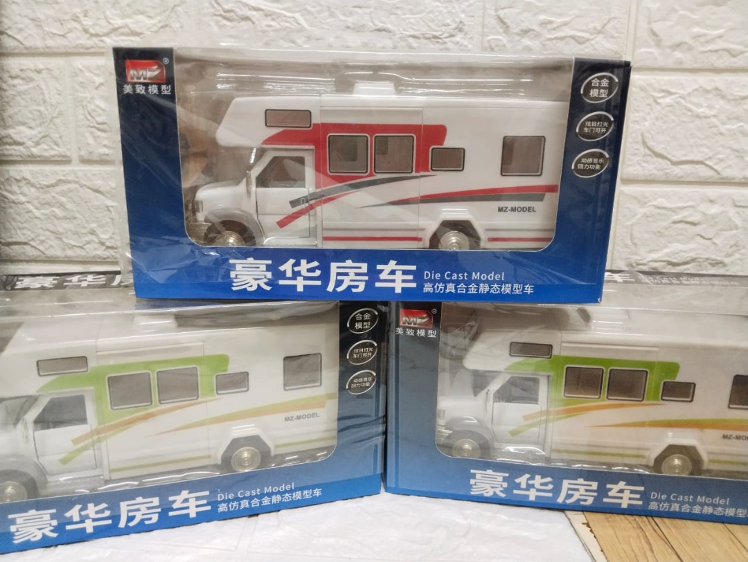 1:28 Scale DIY Luxury Motorhome DIE-CAST Car Model, Hobbies & Toys ...