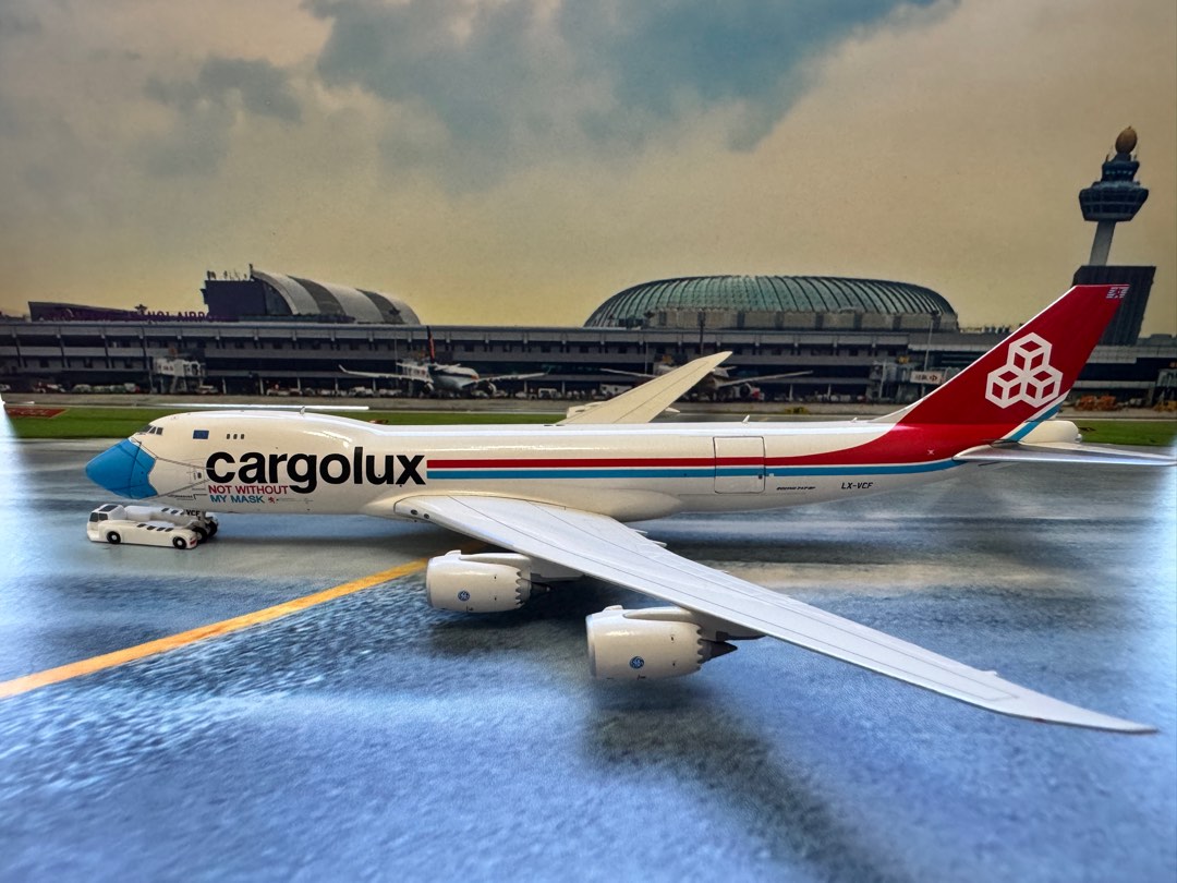 1/400 Cargolux B747-8F Not Without My Mask Livery, Hobbies & Toys, Toys ...