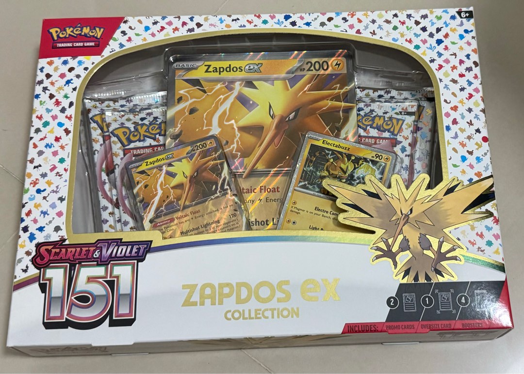 151 Zapdos ex collection, Hobbies & Toys, Toys & Games on Carousell