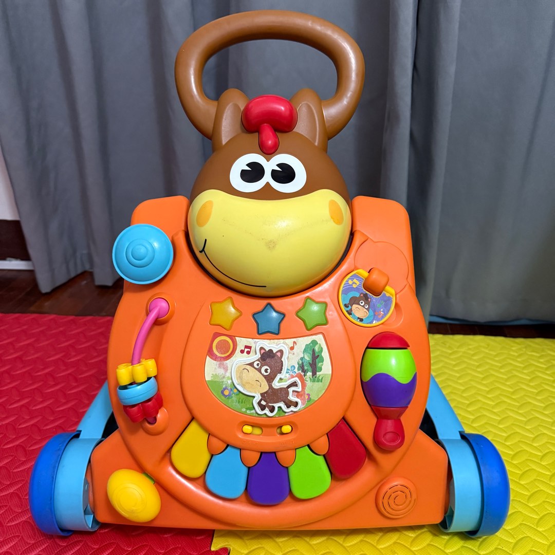 3-in-1 Twinkling Horse Table Walker, also known as a Sit, Walk & Play ...