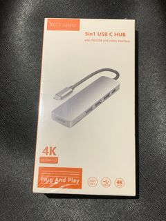 Aceele USB C to hdmi (5 in 1 )Type C 4K Multifunction USB C Hub 1 TF ...