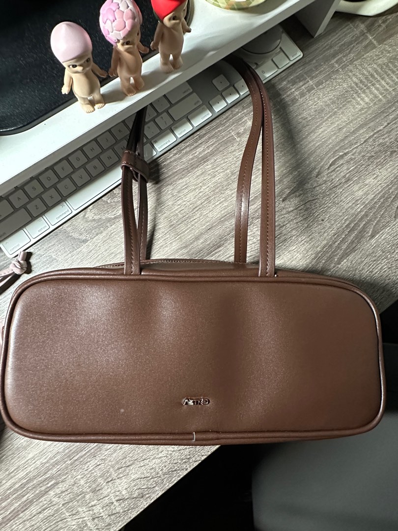 Aztrid Boxy Bowler Bag in Espresso, Women's Fashion, Bags & Wallets ...