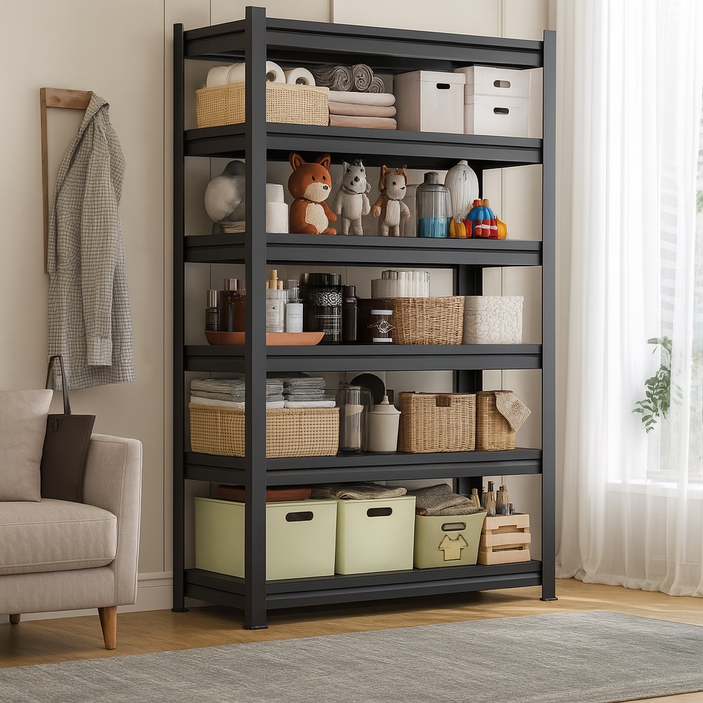 Boltless Storage Shelf Rack | Heavy Duty Metal Storage Shelf Rack ...