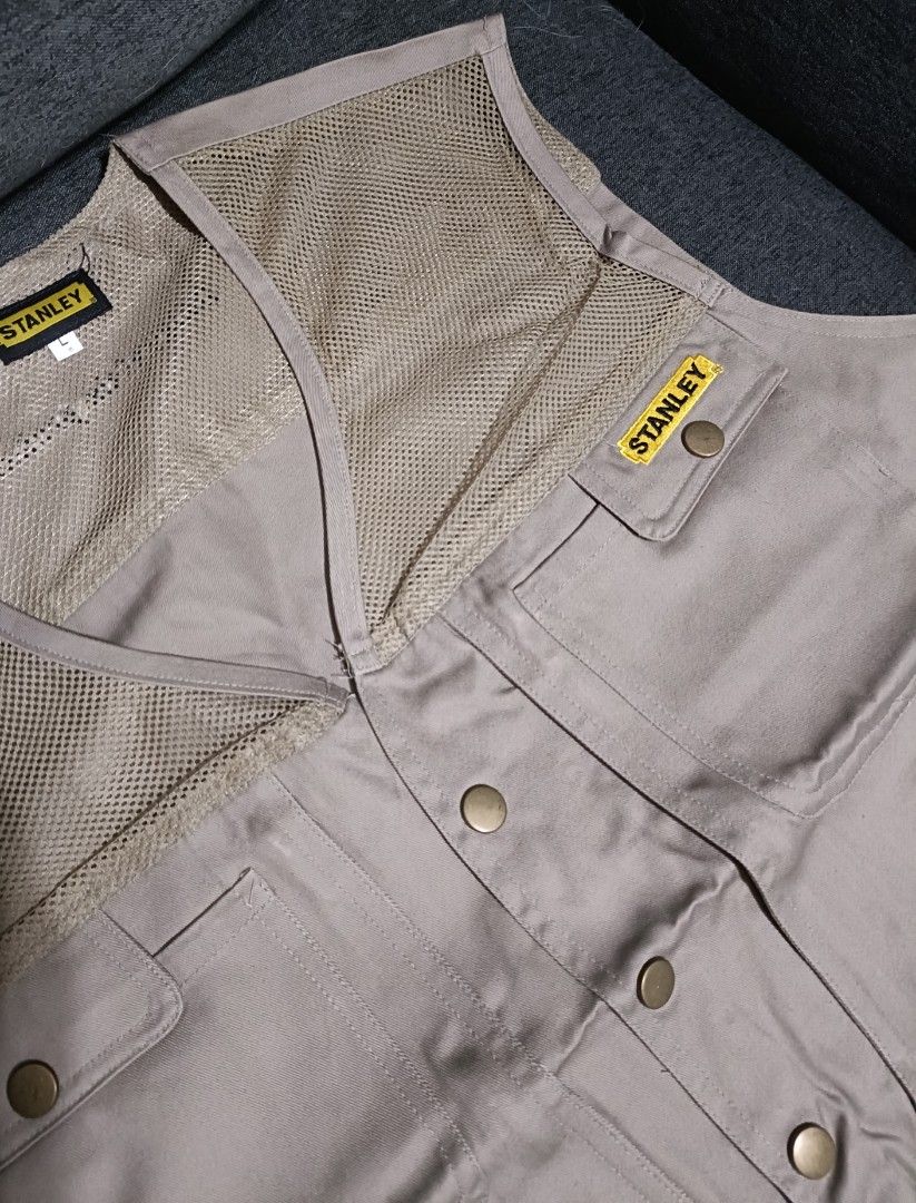 Brand New 💯 Original STANLEY Multi-Pocket Utility Work Vest for Men ...