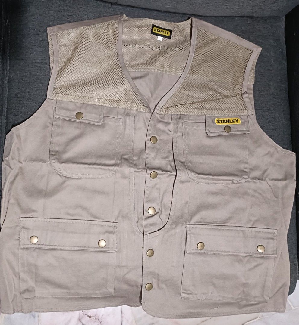 Brand New 💯 Original STANLEY Multi-Pocket Utility Work Vest for Men ...