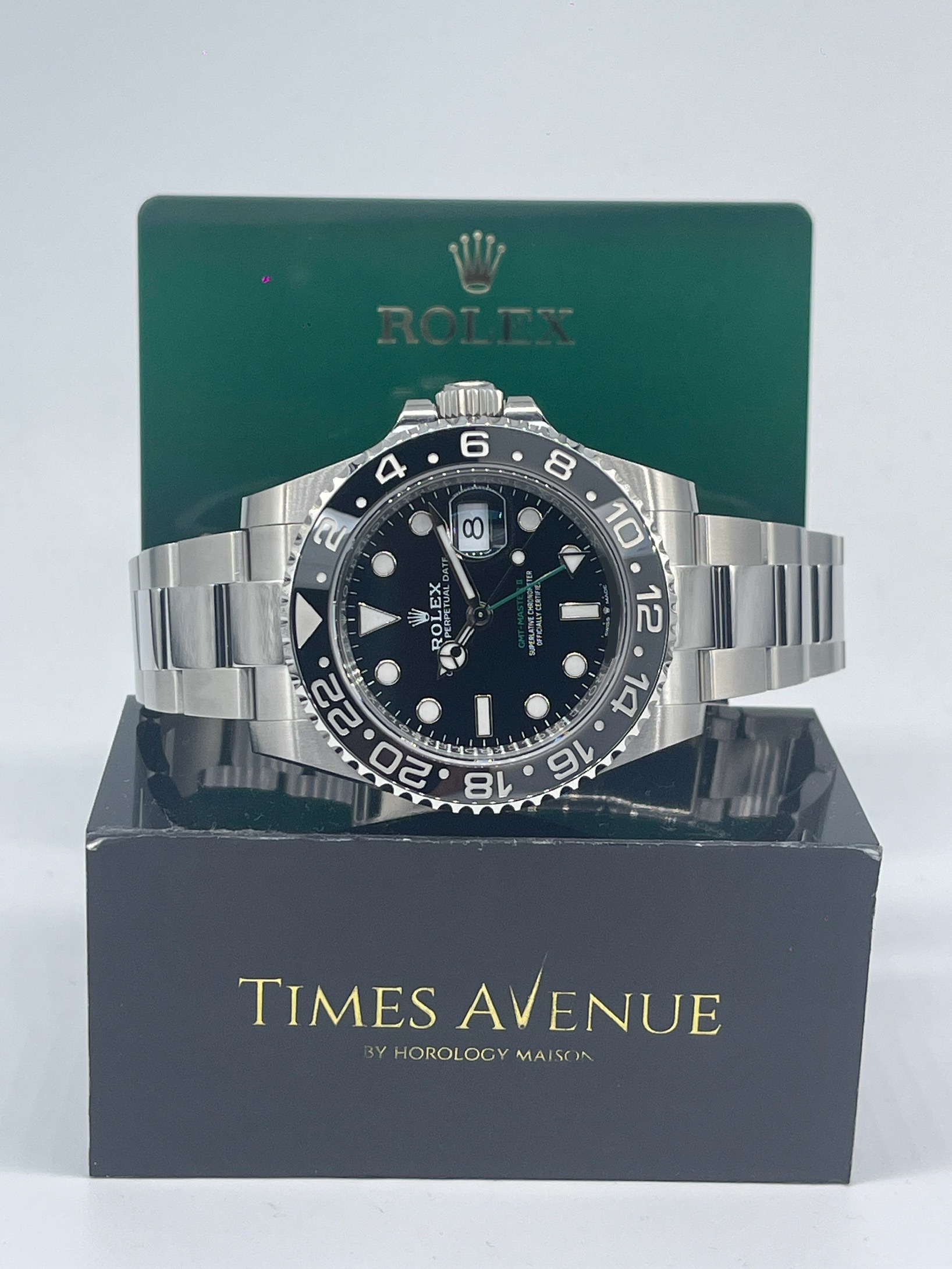Brand New 2025 Jun Rolex GMT Master 2 Stainless Steel 126710GRNR Oyster ...