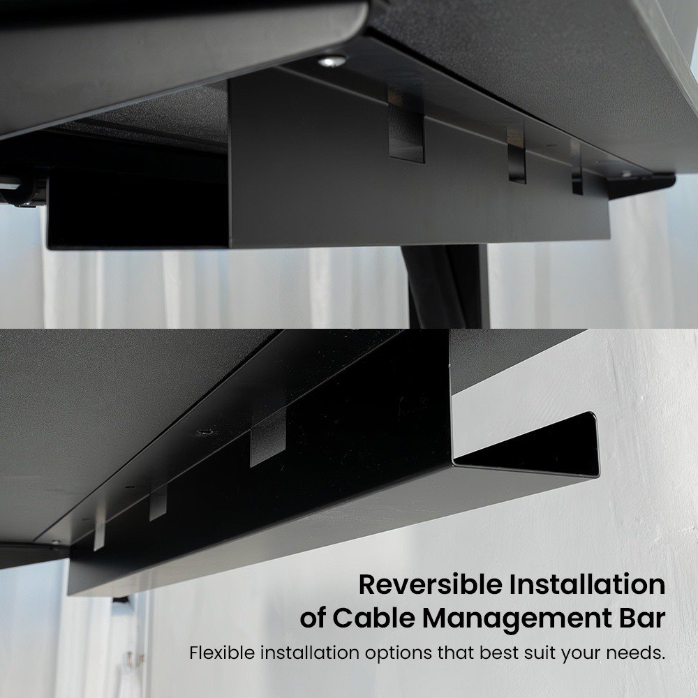 Omnidesk Cable Management Bar - Reversible Installation, Computers & Tech, Parts & Accessories ...