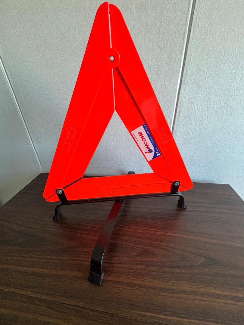 Car foldable safety triangle sign stand, Car Accessories, Accessories ...