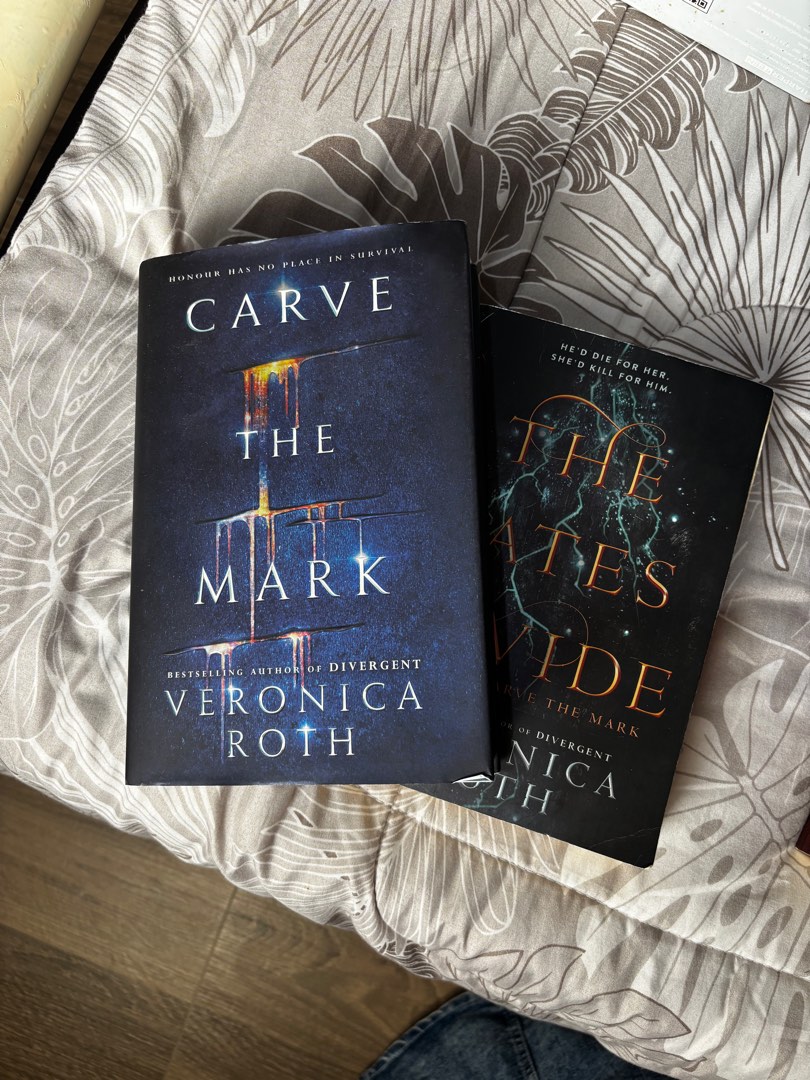 Carve The Mark + The Fates Divide by Veronica Roth, Hobbies & Toys ...