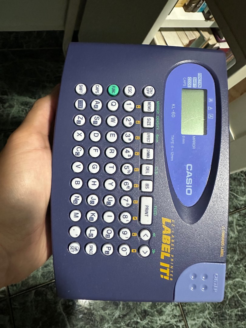 Casio KL-60 Label Printer, Computers & Tech, Printers, Scanners & Copiers on Carousell